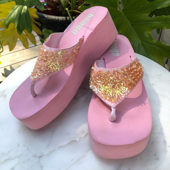 BONGO | Shoes | Y2k Bongo Wedge Thong | Poshmark